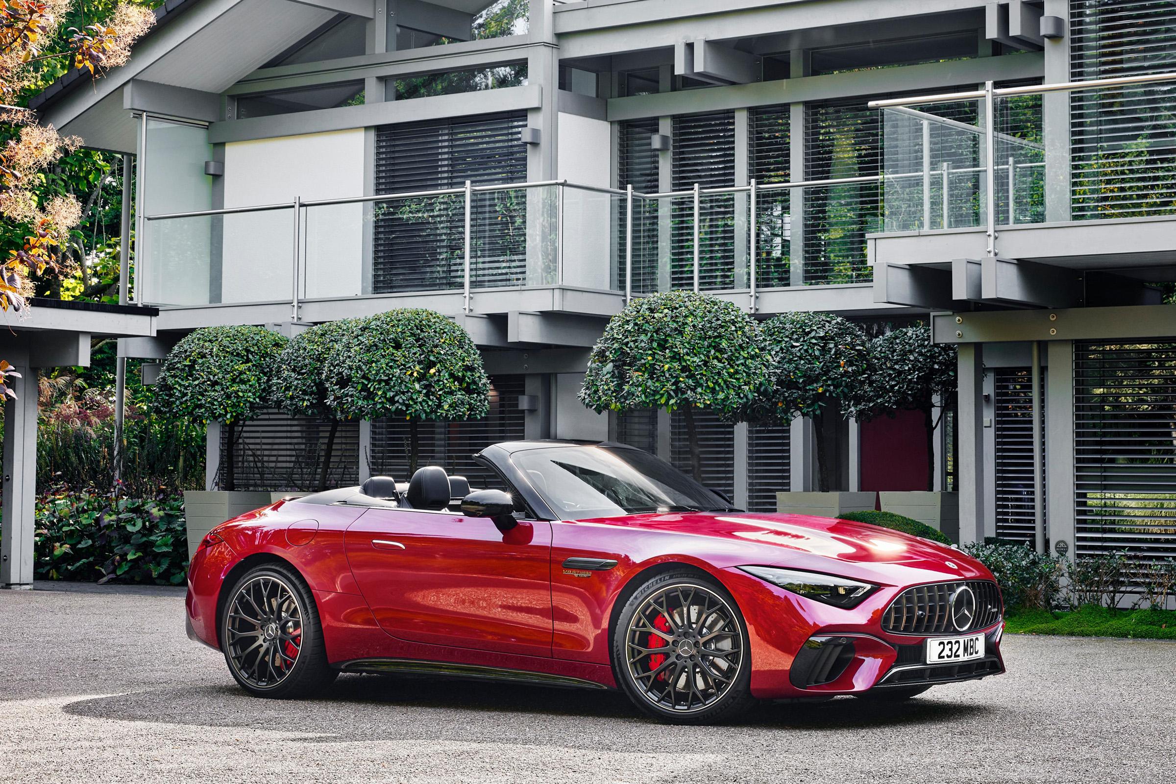 奔驰SL级AMG 2022款 AMG SL 55 4MATIC+ 英国版图片_奔驰_2/31张图片_汽车官方图库_懂车帝