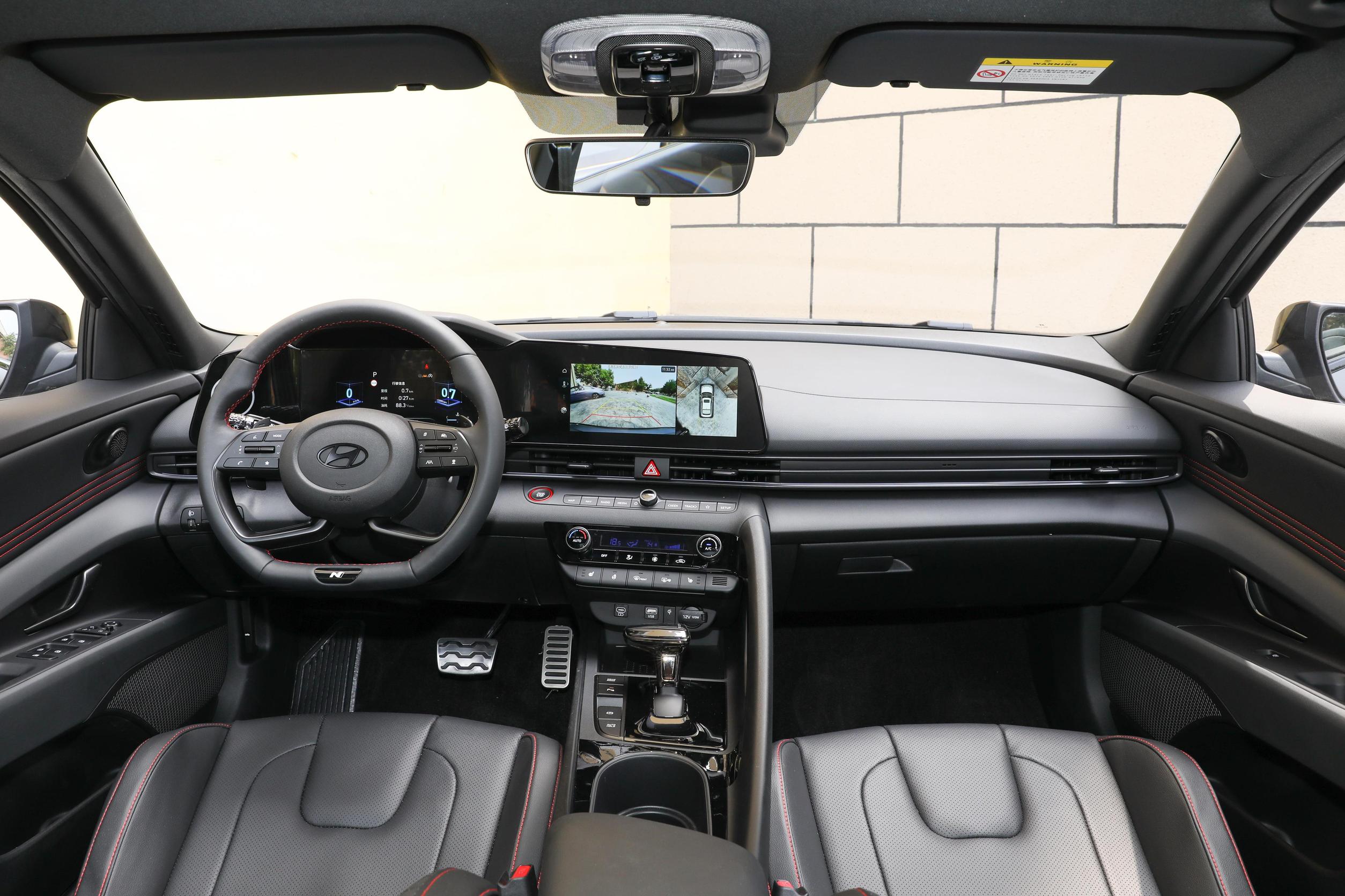 伊兰特 2023款 1.4T DCT TOP旗舰版N Line图片_现代_11/57张图片_汽车内饰图库_懂车帝