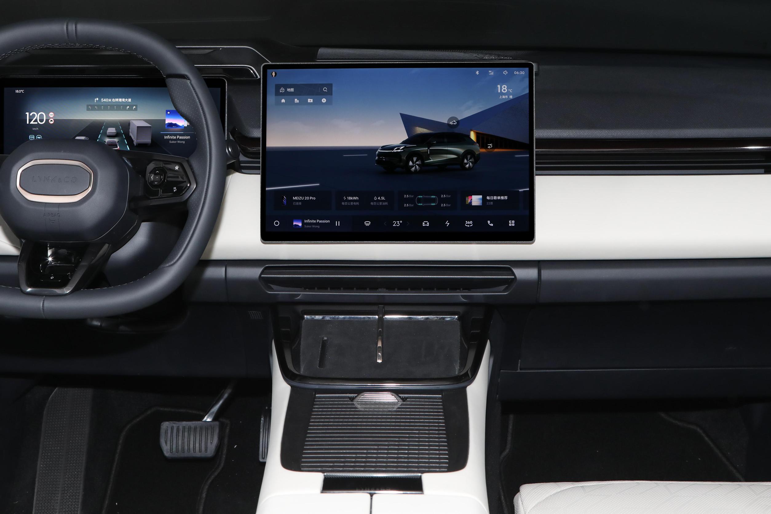 领克08 EM-P 2023款 试装车图片_领克_3/21张图片_汽车内饰图库_懂车帝