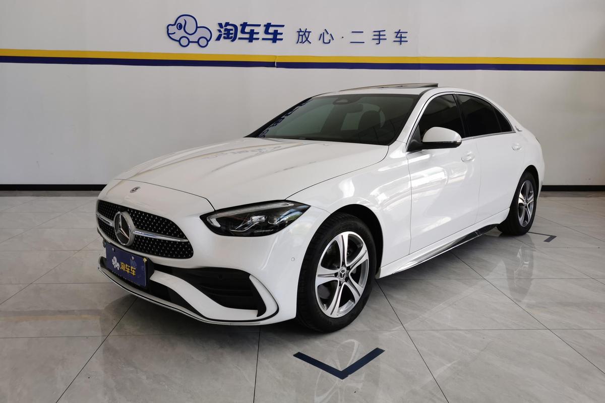 二手奔驰C级 2022款改款 C 200 L 运动版_21.48万_2年9个月_奔驰C级二手车_懂车帝